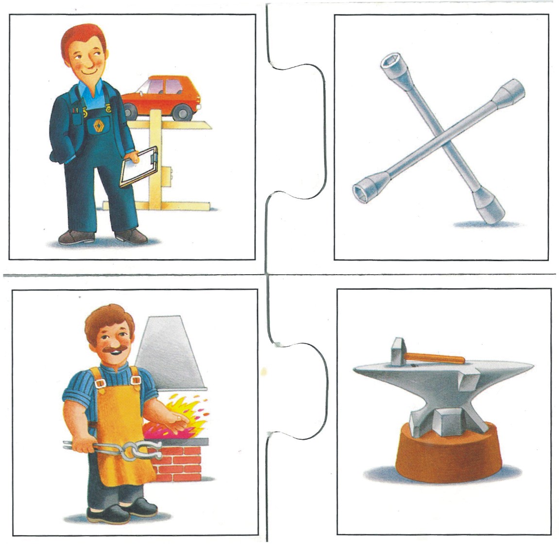 Meserii – asocieri - Resurse multimedia – terapie in autism