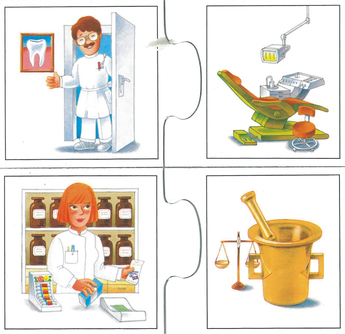 Meserii – asocieri - Resurse multimedia – terapie in autism